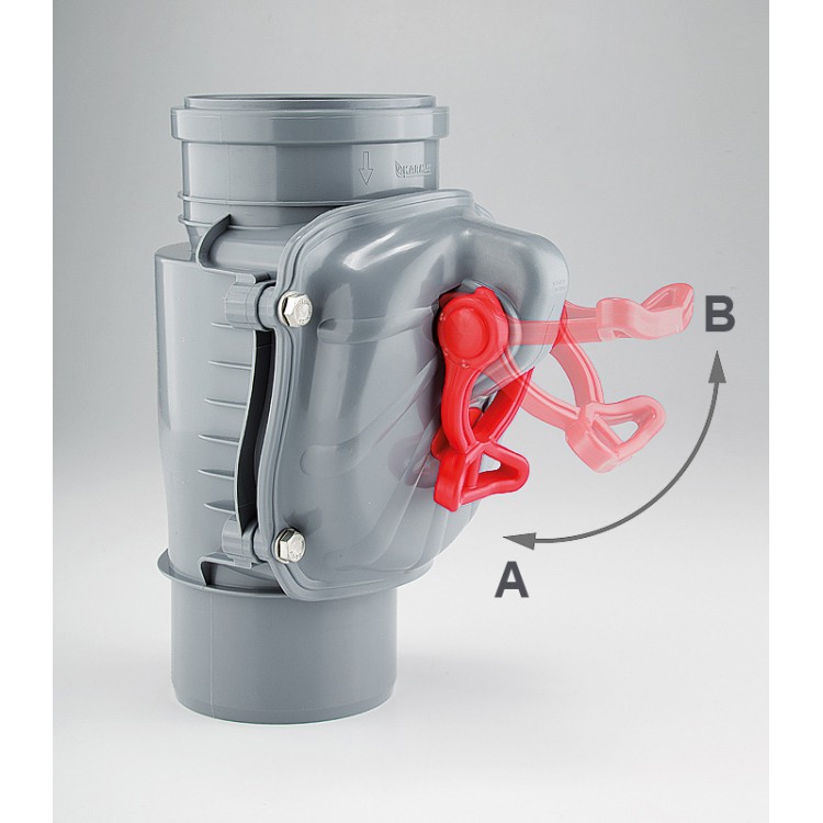 Karmat Kanalizācijas pretvārsts, vertikāls DN110 - 862193